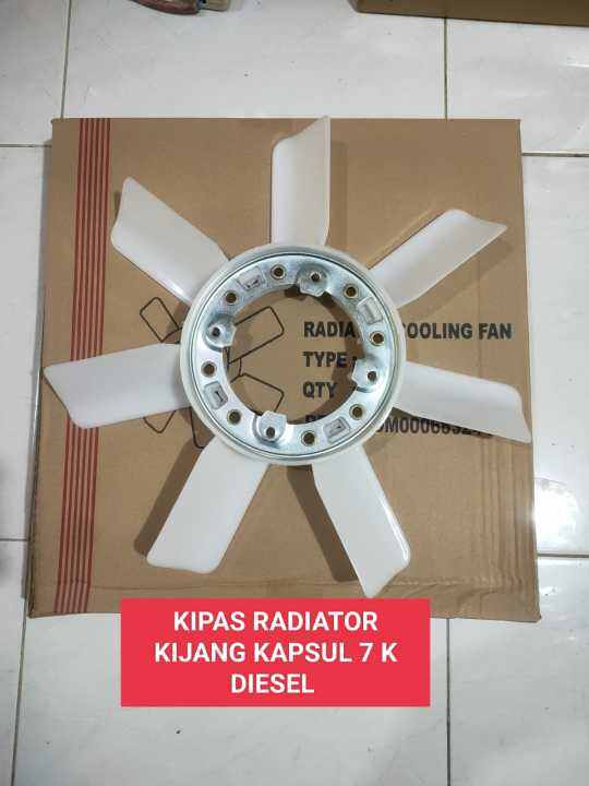 KIPAS RADIATOR KIJANG KAPSUL 7K BENSIN DAN DIESEL,HARDTOP 2F TYPE A ...