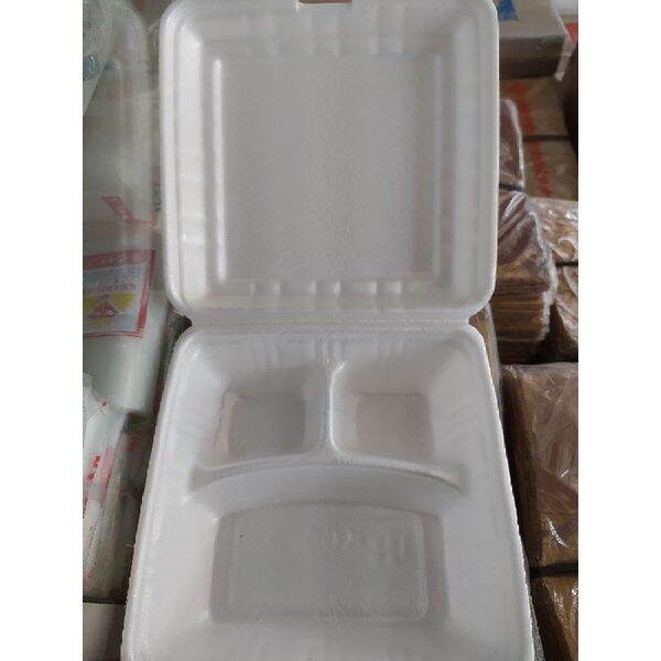 STYROFOAM NASI DENGAN 3 SEKAT - FOAM NASI | Lazada Indonesia