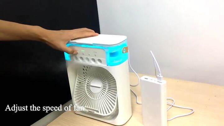 Aroma Air Conditioner Portable Aircond USB Table Mini Fan Water Air ...