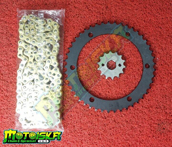 Moto R155 Chain & Sprocket set | Lazada PH