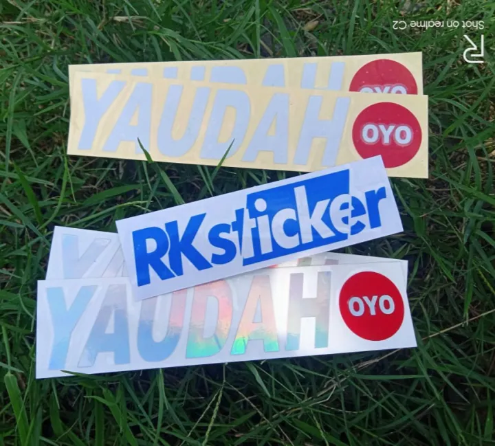 Sticker YAUDAH OYO stiket cutting | Lazada Indonesia