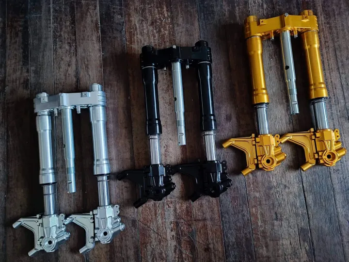 X-MVR1 INVERTED FRONT SHOCK ASSY DUAL DISC FOR SNIPER 150/155 | Lazada PH