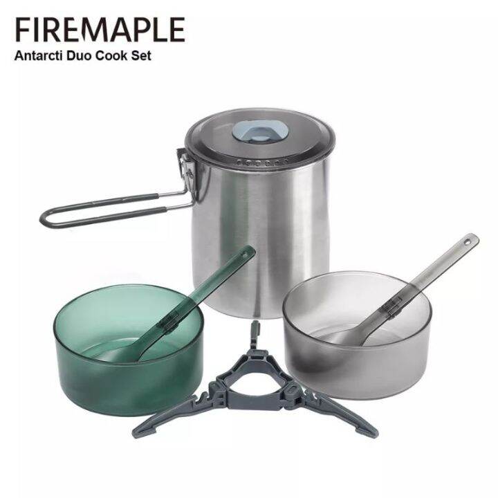 COOKING SET NESTING CAMPING PICNIC ULTRALIGHT FIREMAPLE FIRE MAPLE ...