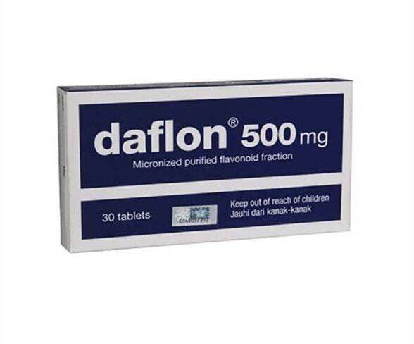 DAFLON 500MG FOR HEMORRHOID TREATMENT TABLET 15S X 2 | Lazada