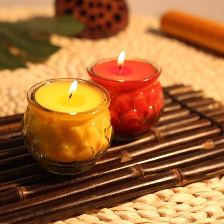 24 Hrs Ghee Candle 24小时莲花杯酥油灯 | Lazada