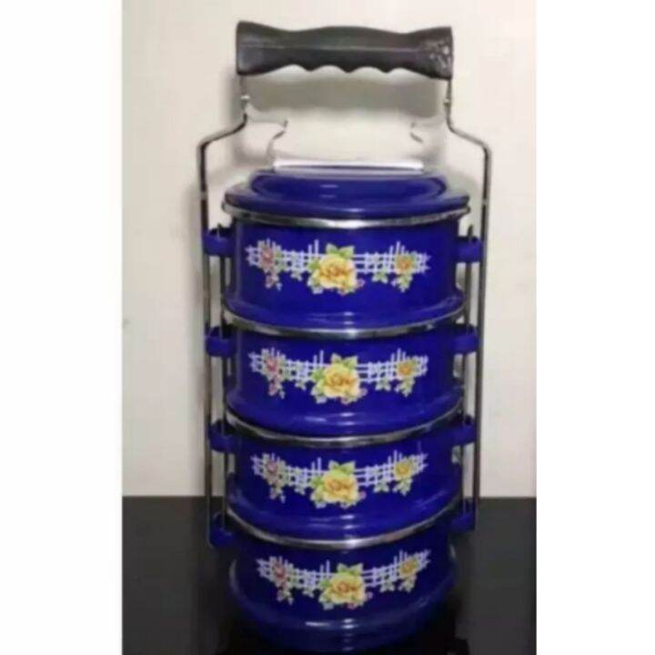 Rantang Susun Panda 14/4 Biru | Lazada Indonesia