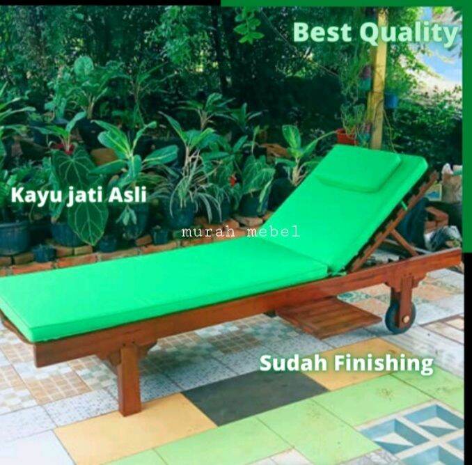 kursi santai rebahan kolam renang | Lazada Indonesia
