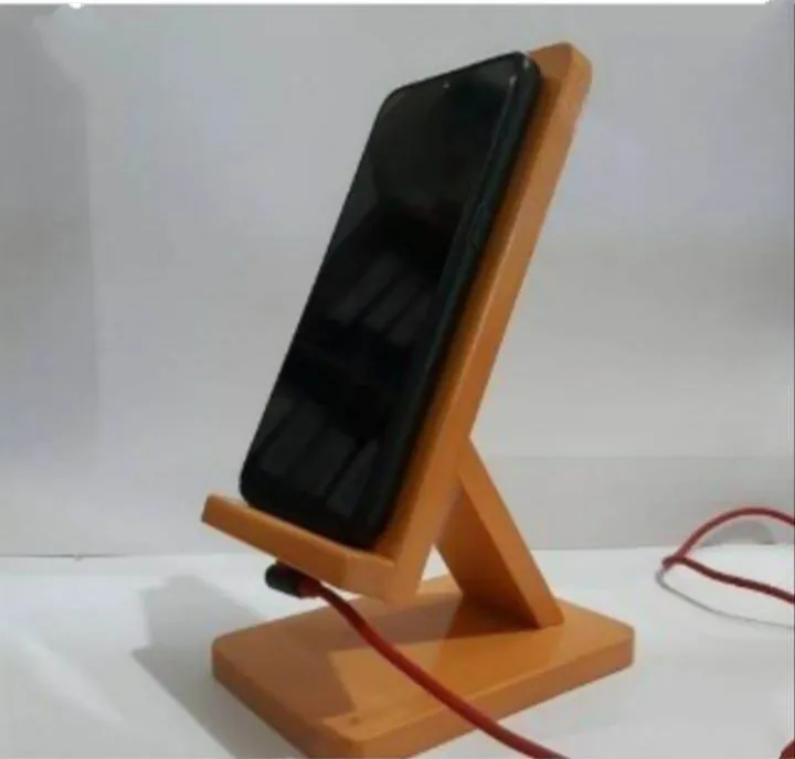 standing hp kayu / tempat penyimpanan hp dari kayu / standing hp dari ...