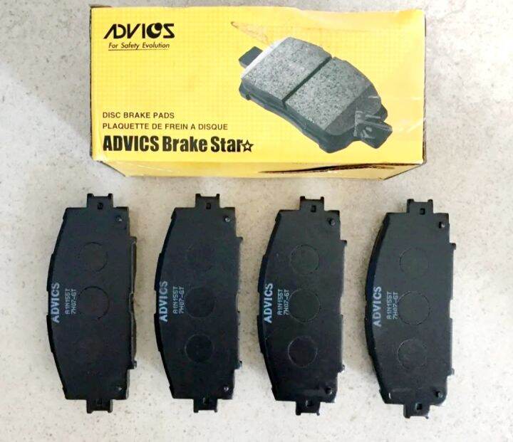 ORIGINAL/GENUINE ADVICS DISC BRAKE PADS FRONT FOR TOYOTA VIOS / YARIS BATMAN NCP91 2005-2011 ...