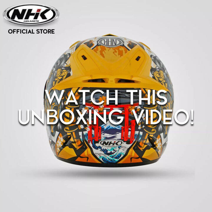 NHK Helmet Race Pro Geisha Full Face WITH FREE NHK ARM SLEEVES | NHK ...