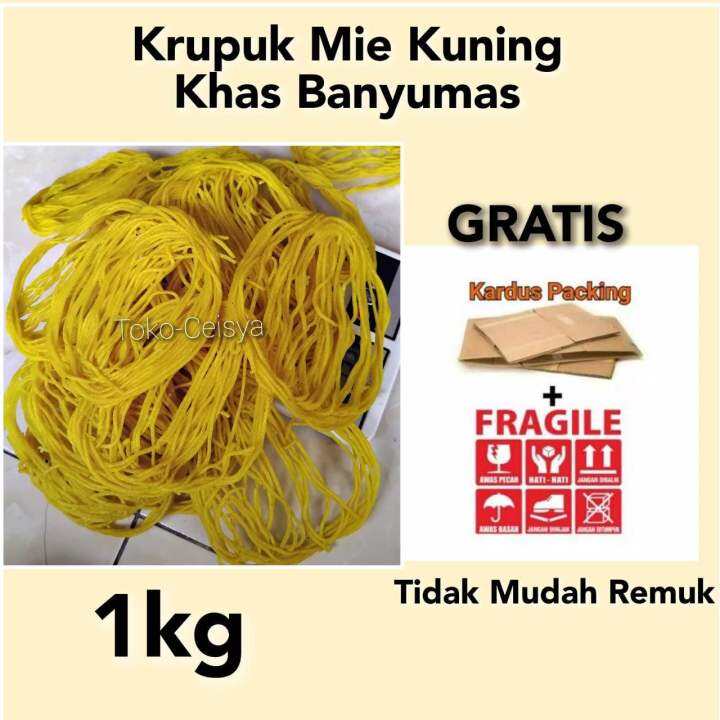 Krupuk Mie Kuning Khas Banyumas | Miereng Mentah | Lazada Indonesia