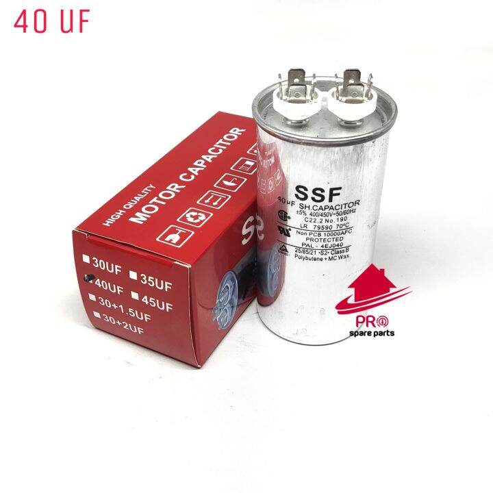 Kapasitor AC 40 UF - Capacitor Air Conditioner 40 Mikro/Micro | Lazada Indonesia