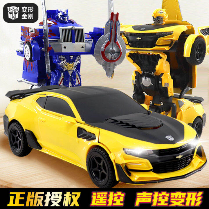 Bumblebee Boy Transformers 5 Toys 6 Optimus Prime Genuine Sound and ...