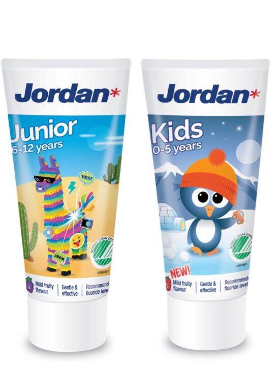 Jordan Kid's Toothpaste Step 1 & Step 2 (75g) 1pcs | Lazada