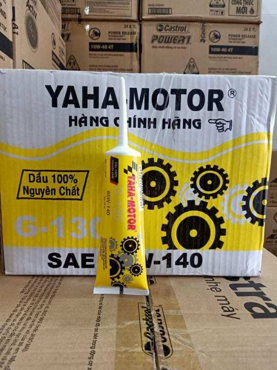 Dầu nhớt hộp số (nhớt láp) xe tay ga YAHA-MOTOR G-130 85W-140 120ml (1 ...