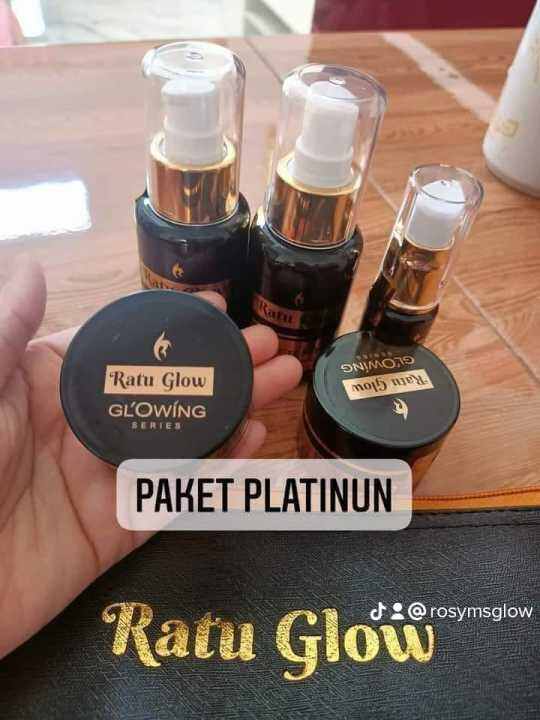 RATU GLOW PLATINUM BRIGHTENING // RATU GLOW PLATINUM ACNE | Lazada Indonesia