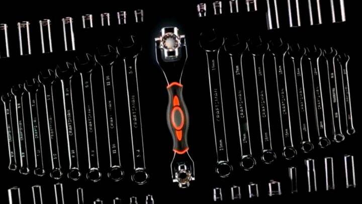 360° Degree Rotation 48 IN 1 Universal Wrench Bolt Socket Repair ...