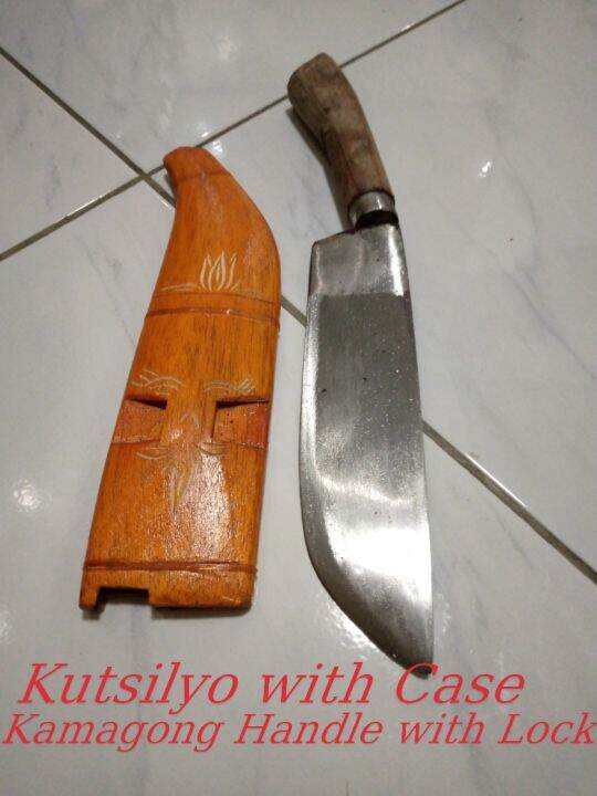 Kutsilyo Bicol w/ Case Molye Blade Kamagong Handle w/ Lock | Lazada PH