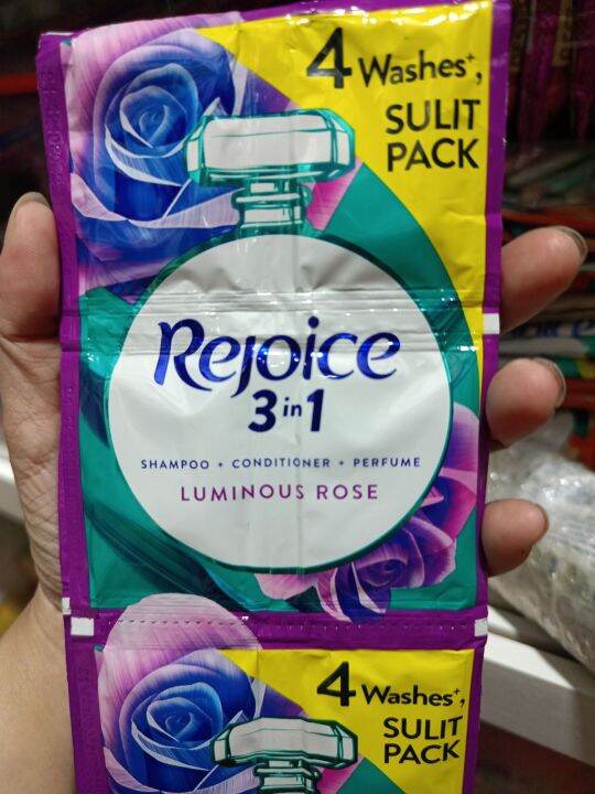 REJOICE 3 in 1 sachet 4 washes shampoo sold per dozen | Lazada PH