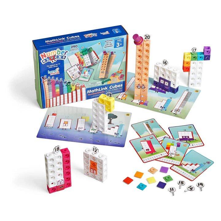 Numberblocks MathLink® Cubes 11-20 Activity Set (hand2mind) - Linking ...