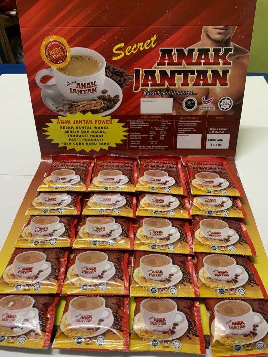 READY STOCK !!! KOPI ANAK JANTAN PAPAN 25gX20 PAKET | Lazada