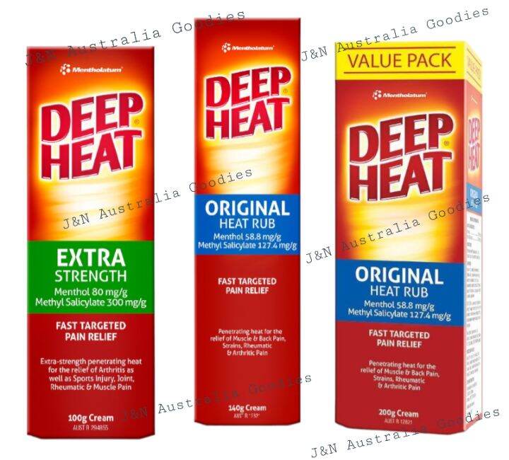 Deep Heat Pain Relief Cream Original from Australia | Lazada PH