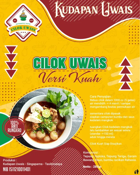 makanan siap saji baso aci cilok uwais varian rasa cilok goang cilok ...