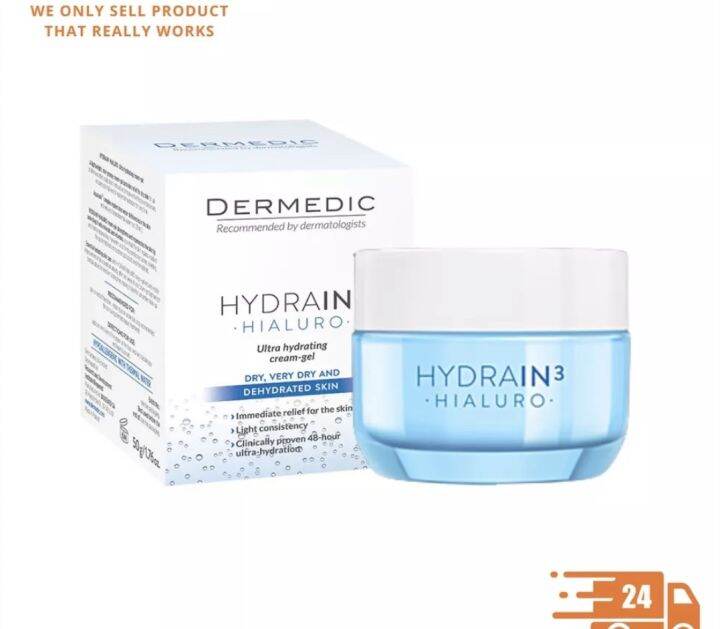 Dermedic Hydrain3 Ultra Hydrating Cream Gel (50g) | Lazada
