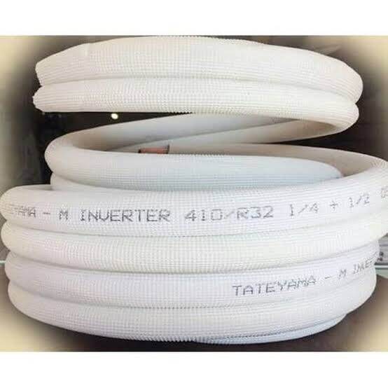 Pipa AC Selang AC 1/4 x 1/2 TATEYAMA Per meter 1.5 PK - 2 PK | Lazada ...