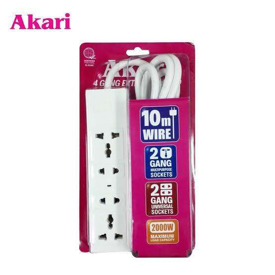 Akari 4-Gang Extension Cord with 10-meter wire (AEC-H2010) | Lazada PH