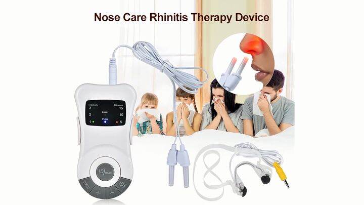 Nose Care Rhinitis Therapy Allergy Reliever Low Frequency Laser Allergy ...