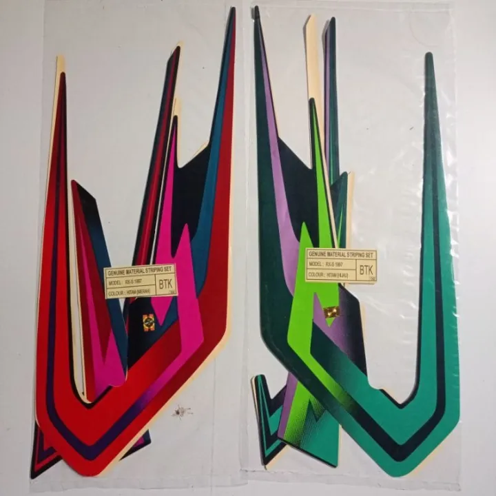 STRIPING STICKER ATAU LIST MOTOR YAMAHA RX SPESIAL TAHUN 1997 | Lazada ...