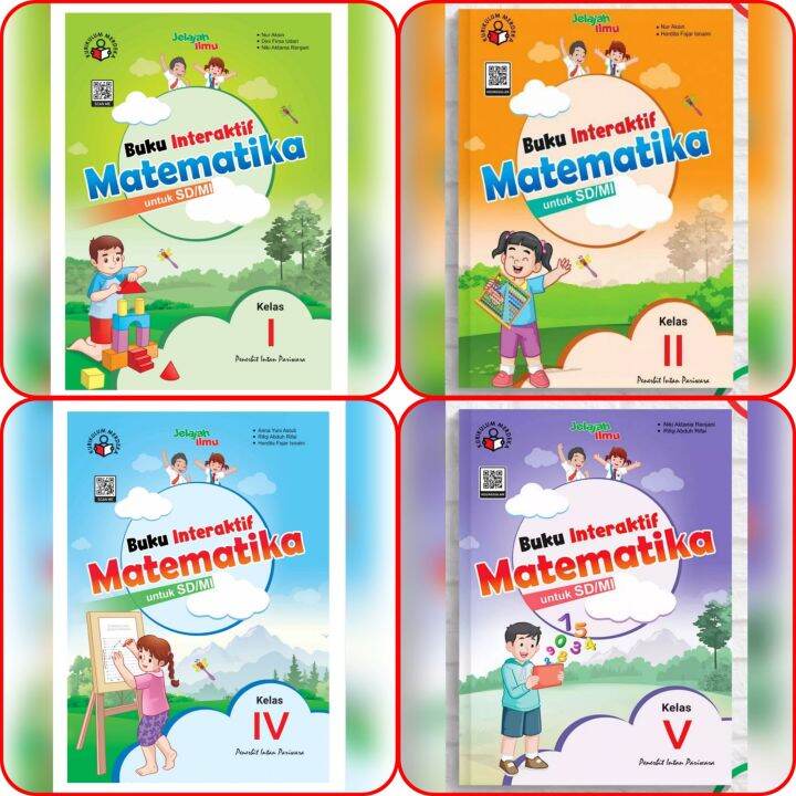 Buku Interaktif Matematika Kelas I, II, IV, V / 1, 2, 4, 5 SD Kurikulum Merdeka Tahun 2023 Intan ...