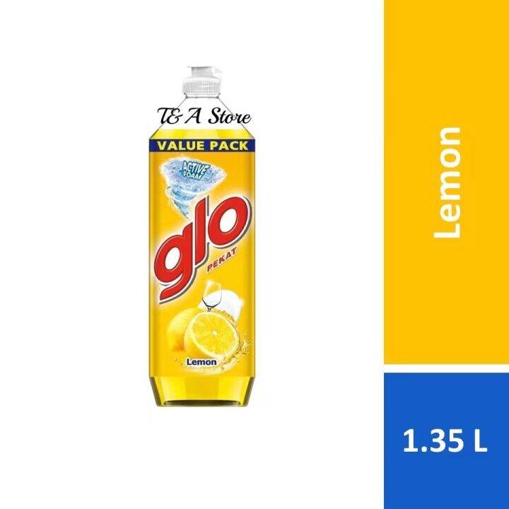 Glo Active Foam Lemon Dishwashing Liquid 1.35L | Lazada