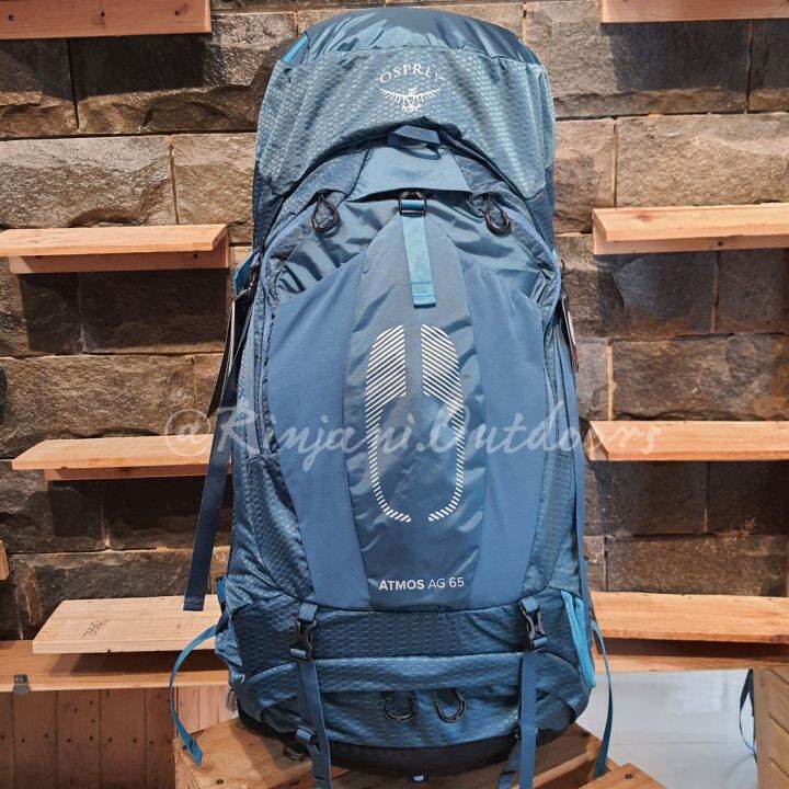 TAS CARRIER OSPREY ATMOS AG 65L S22 GARANSI RESMI TAS GUNUNG OSPREY ATMOS ANTI GRAVITY SEASON 22 ...