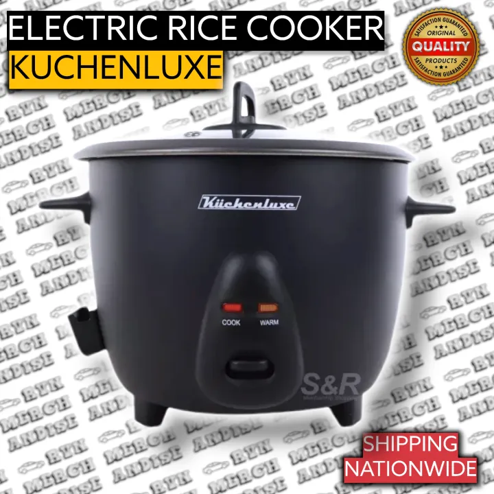 Kuchenluxe Electric Rice cooker Black 1.5L/8 cups | Lazada PH