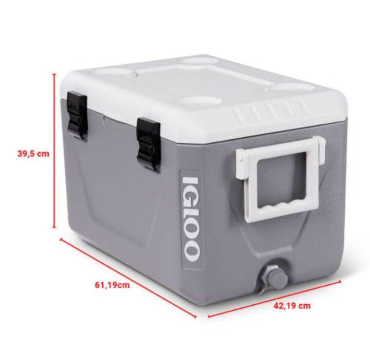 IGLOO 55L COOLER BOX NESTABLE Box Pendingin Minuman Box Ikan | Lazada ...