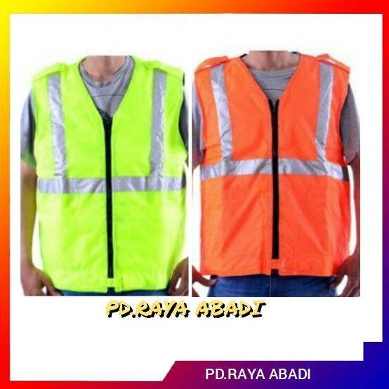 rompi proyek rompy safty rompi lalin rompi PU | Lazada Indonesia
