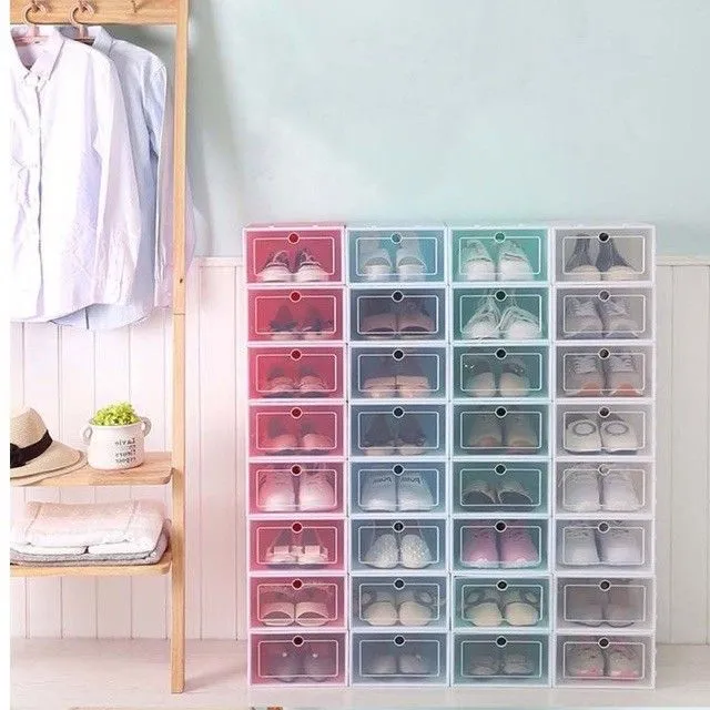 Tempat Penyimpanan Kotak Sepatu Penyimpan sandal Shoe Storage Box ...