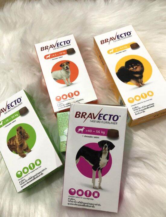 Bravecto 💗บราเวคโต แบบกิน ทุกขนาด ของแท้ พร้อมส่ง | Lazada.co.th