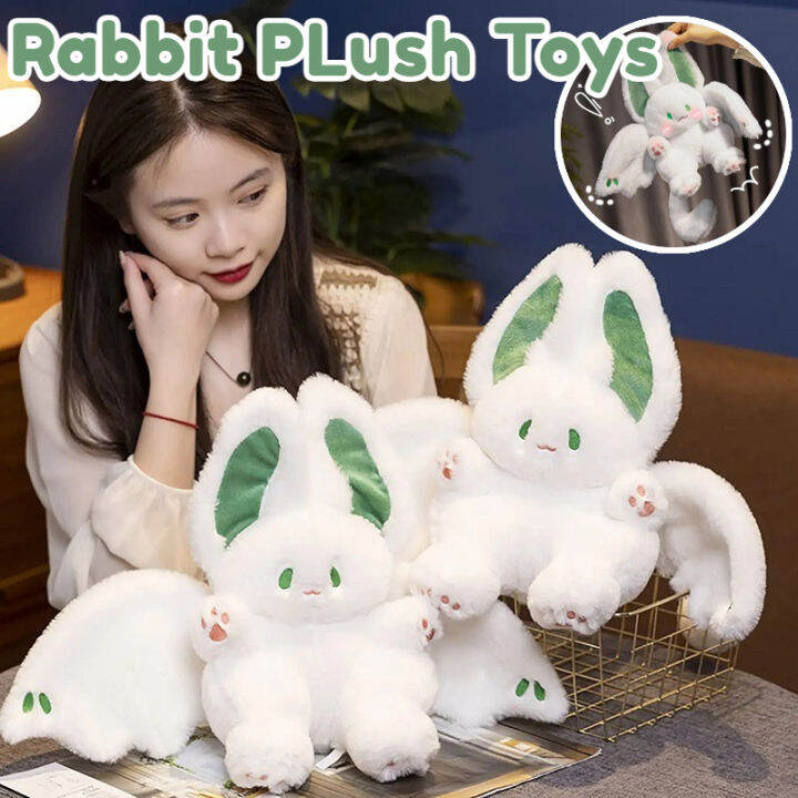 15/35/45cm White Bat Rabbit Plush Toy Magical Spirit Rabbit Plushie ...