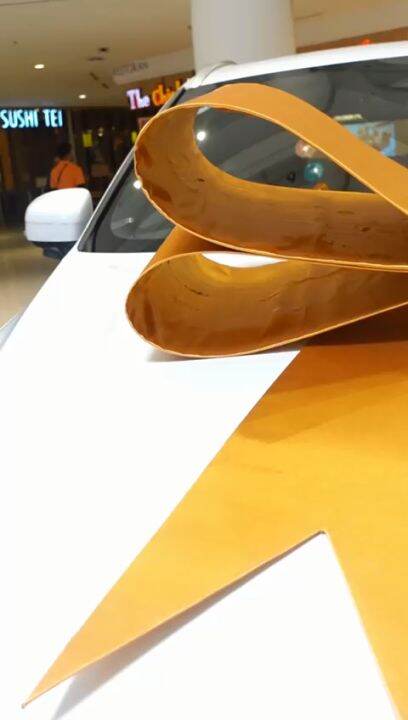 Big Car Ribbon / BIG Car Bow / Big Red Car Ribbon (Ready Stock) Reben ...