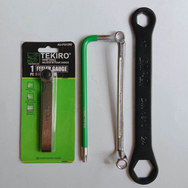 Paket Kunci Stel Klep + Fuller Gauge Tekiro + Kunci Ring 8-9 + Kunci ... Paket Kunci Stel Klep + Fuller Gauge Tekiro + Kunci Ring 8-9 + Kunci ...