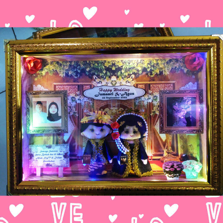Frame Mahar Pernikahan Jawa, Frame Kaca 3D | Lazada Indonesia