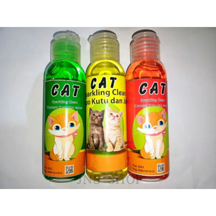 CAT SHAMPOO SHAMPO KUCING ANTI KUTU DAN JAMUR 100ML | Lazada Indonesia