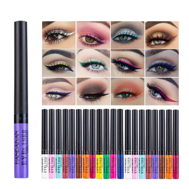 Christmas stage Party Waterproof lasting non-smudging Eyeliner 12 ...