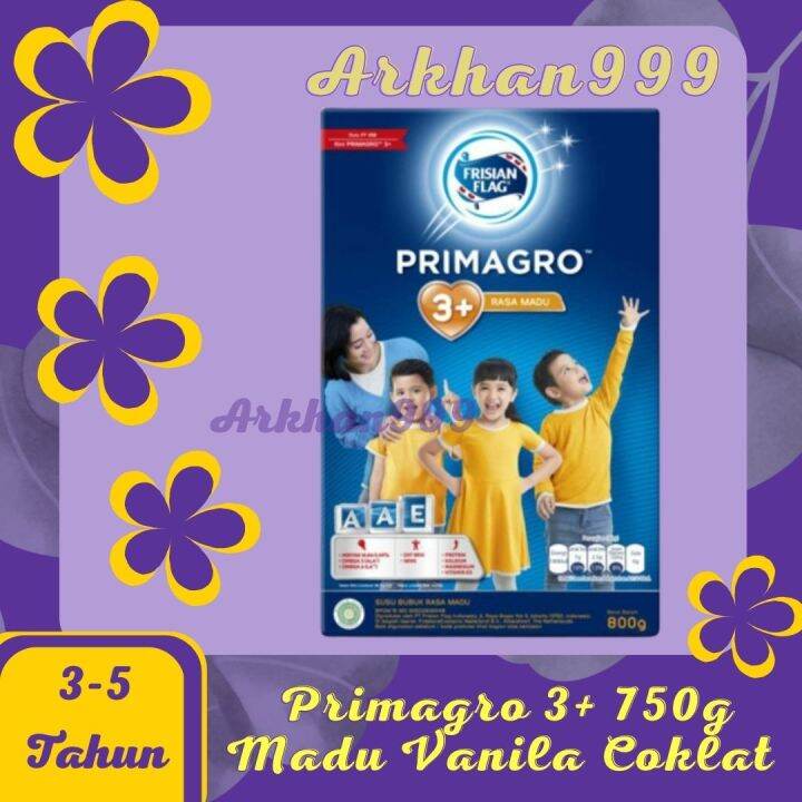 FRISIAN FLAG Primagro 3+ Madu Vanilla Cokelat Box - 750gr | Lazada ...