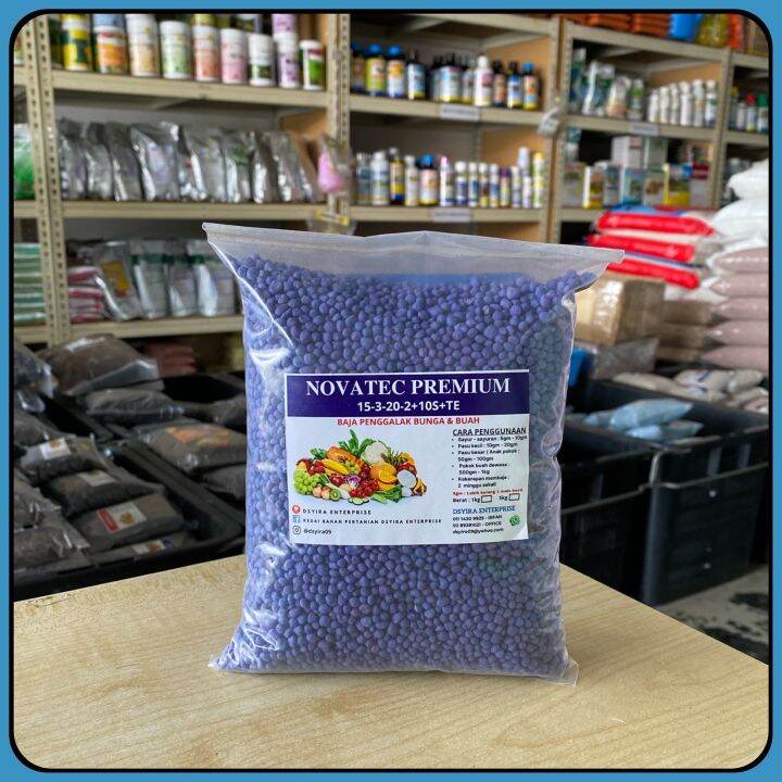 🔥BAJA BUAH Novatec Premium 15-3-20-2+10S+TE 1kg 🔥 Fruiting & Flowering ...