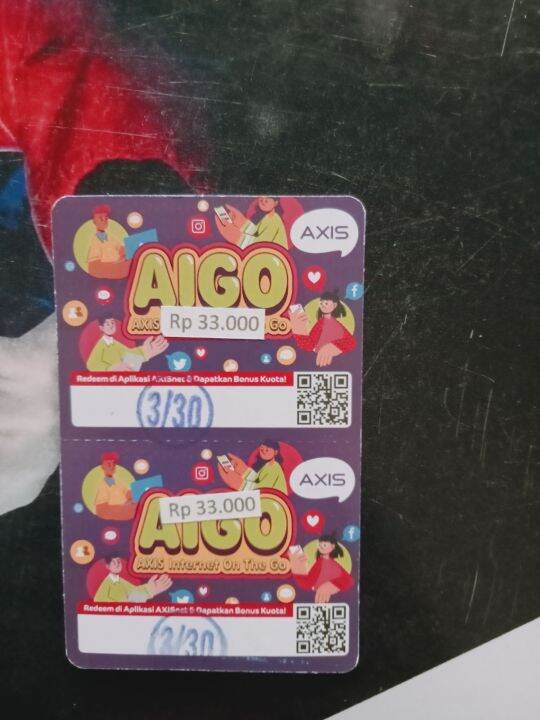 vocer axis 3 30hari | Lazada Indonesia