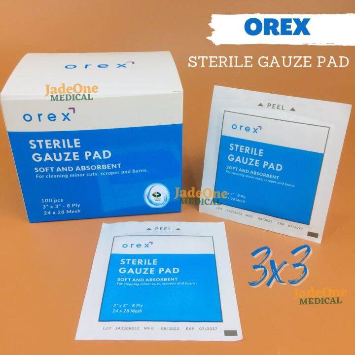 OREX Sterile Gauze Pad (3x3) | Lazada PH